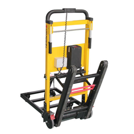 The electric stair climbing dolly is easy to operate and powerful in ...